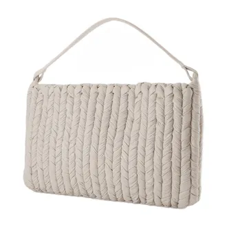 Nanushka Womens The Square Shoulder Bag White