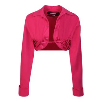 Jacquemus Femme, Blouses et Chemises, Rose, Taille: 40 FR Chemise Machou