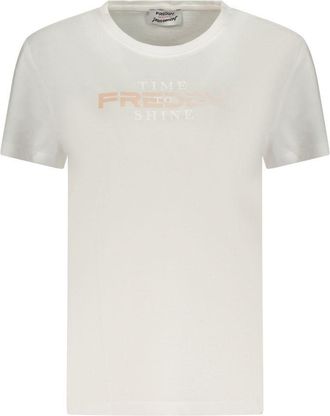 Freddy Blau Baumwoll Damen-T-Shirt