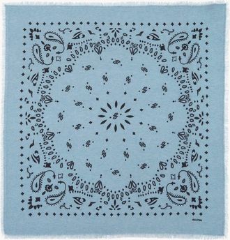 Kujten Grand bandana cachemire imprim&eacute; - Grand Bandana Hachiko