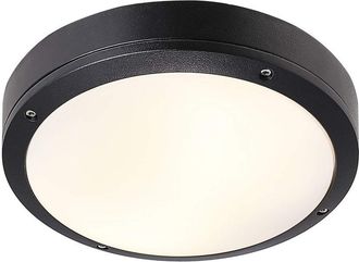 Nordlux Decken und Wandanbauleuchte Desi 28, schwarz 77646003