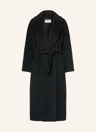 Max Mara Weekend Max Mara Mantel Tempera Im Materialmix schwarz