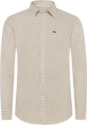 Lacoste Hemd mit Karomuster und kleiner Logo-Stickerei, Regular Fit in