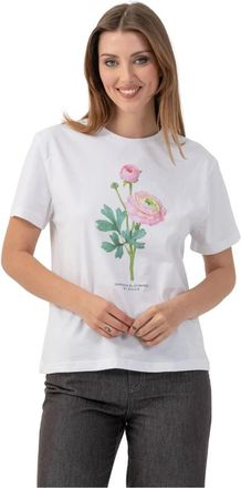 Kocca Femme, Tops, Blanc, Taille: 38 FR T-shirt stampa colorata