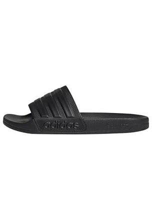 adidas Mixte Adilette Shower Slides, Core Black / Cloud White / Core Black, 47 EU