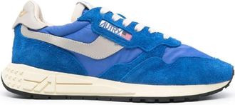 Autry Low-Top Sneaker - Panelled Suede Sneakers With Contrasting Details - Gr. 40 (EU) - in Blau - f&uuml;r Damen