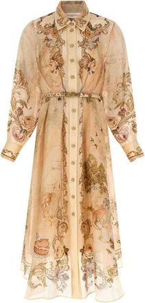 Zimmermann Robe Au Genou - Beige