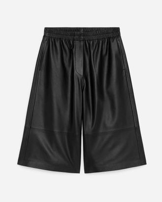 Arket Ledershorts -Schwarz