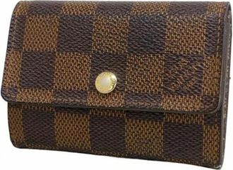 Louis Vuitton unisex, Pre-owned, Brun, Taille: ONE Size Portefeuille en tissu Pre-owned