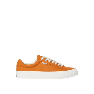 Paul Smith Orangefarbene Leinwand-Sneaker mit niedrigem Schaft und Schn&uuml;rung - - Shoes - Herren - Orange - 41 EU