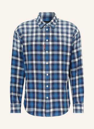 Dsquared2 Hemd Comfort Fit blau