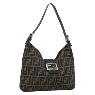Fendi Pre-owned Zucca Canvas Schultertasche - - Pre-owned - Damen - Braun - ONE SIZE