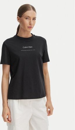 Calvin Klein Jeans T-Shirt Classic LV047C811G Schwarz Regular Fit