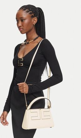 Elisabetta Franchi Handtasche BS-07A-66E2-V360 Creme