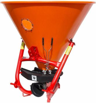 Dema D&uuml;ngerstreuer 500L Kat. 1+2 mit Zapfwellenantrieb Streuer Salzstreuer