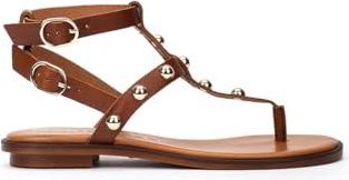 Martinelli Sandales Plates en Cuir MAZZINI pour Femme Color (Cuero)