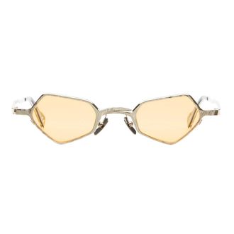 Kuboraum Geometrische Sonnenbrille - - Accessories - Damen - Gelb - ONE SIZE