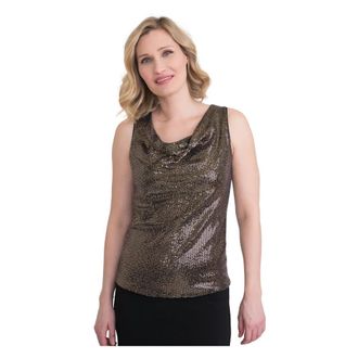 Joseph Ribkoff Stilvolles &auml;rmelloses Top im Model-Stil - - Tops - Damen - Schwarzk - M