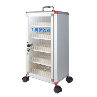 Generic Handy-Aufbewahrungsbox mit 48/60/72 F&auml;chern, Abschlie&szlig;bare Handy-Aufbewahrung, mit Lenkrollen, Sicher und Robust, Ideal f&uuml;r Schulen, Unternehmen und F