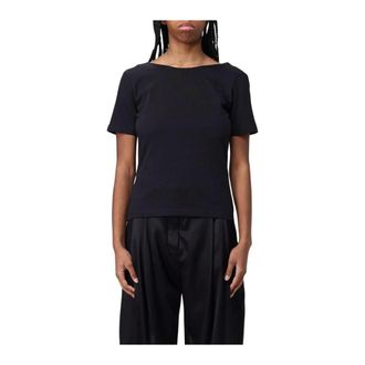 Nina Ricci Femme, Tops, Noir, Taille: 36 FR Haut Boat Neck Noir