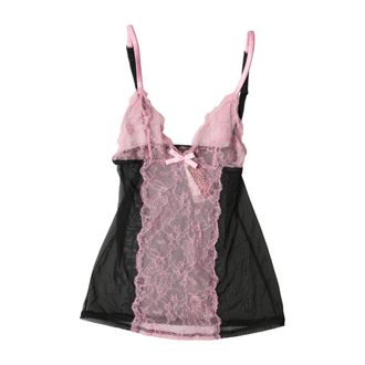 Roberto Cavalli Femme, Tops, Multicolore, Taille: 38 FR Top de lingerie en dentelle florale avec armatures