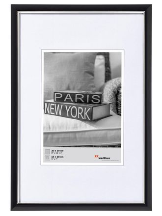 Walther Design Classic Style KST.-Rahmen, 30x40 cm, schwarz