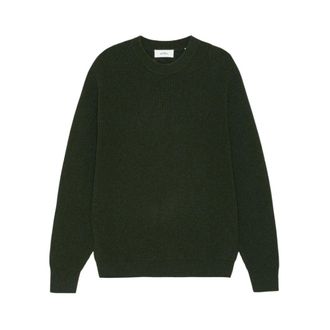 Les Deux Homme, Pulls, Vert, Taille: XL Pull en Laine &agrave; Col Rond