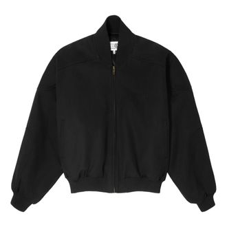 Maison Margiela Bomberjacke aus Baumwolle - - Jackets - Damen - Schwarzk - 2XS