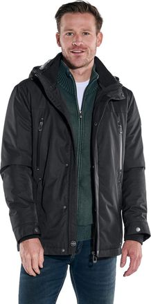Engbers Herren Herren Funktionsjacke mit Abnehmbarer Kapuze, Schwarz, 39251, Schwarz in Gr&ouml;&szlig;e 54