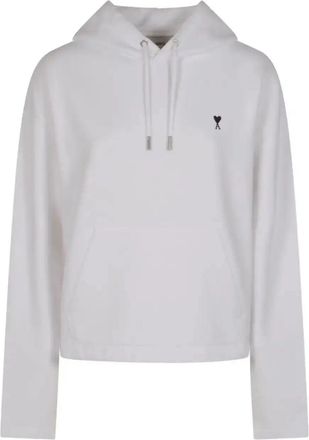Ami Contrasted Ami De Coeur Hoodie