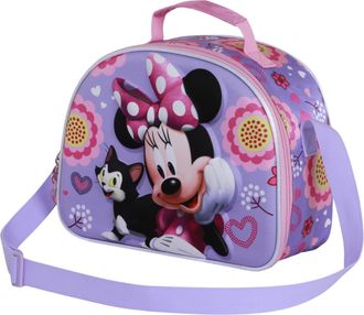 Disney Minnie Maus Cat-3D Lunchbox-Umh&auml;ngetasche, Lila, 26 x 20 cm