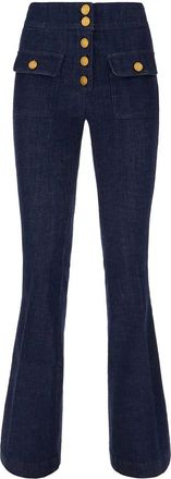 Seafarer Femme, Jeans, Bleu, Taille: W27 Anais Flared Jeans