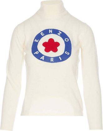 Kenzo Rundhalspullover - Weiß