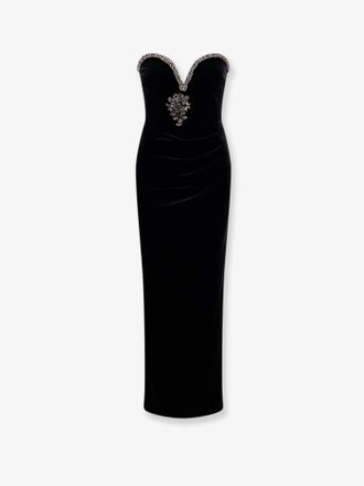 Self Portrait Velvet long dress - SELF PORTRAIT - gender_Woman