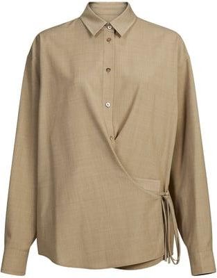 Le 17 Septembre Chemise fluide nou&eacute;e sur le devant