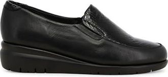 Melluso Mocassin Femme Confortable en Cuir Souple Noir k55242 39