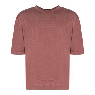 Lardini Braunes Freizeit-T-Shirt - - Tops - Herren - Braun - S