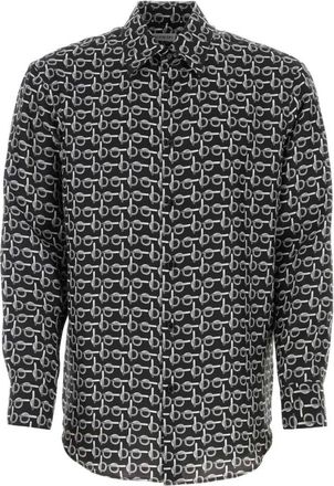 Burberry Homme, Chemises, Multicolore, Taille: L Chemise Oversize en Soie Imprim&eacute;e