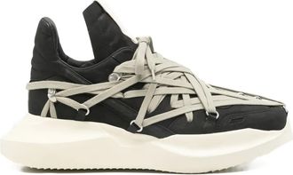 Rick Owens lace-up sneakers - Schwarz