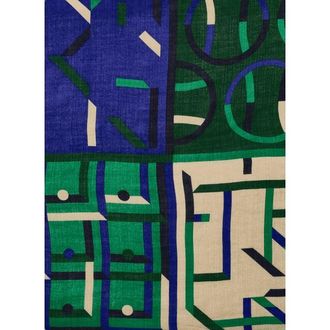 Moismont Foulard &agrave; imprim&eacute; en laine
