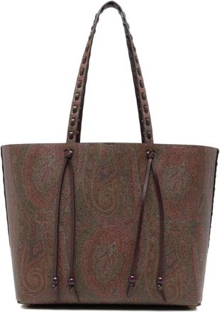 Etro Femme, Sacs, Brun, Taille: ONE Size Paisley Jacquard Shopper