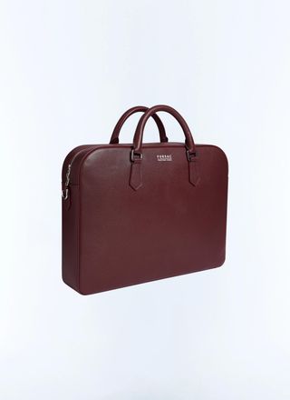 Fursac Mallette en cuir Saffiano uni - Taille Unique - Homme