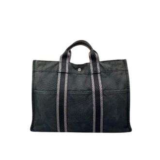 Herm&egrave;s Sac cabas vintage Pre-owned - Femme - Pre-owned - Noir - Taille: ONE Size
