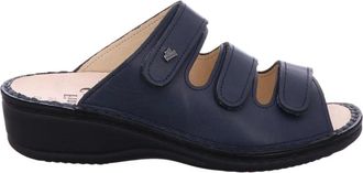 Finn Comfort Blaue Nappa Pantoletten - - Shoes - Damen - Blau - 41 EU