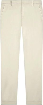 Dondup Homme, Pantalons, Beige, Taille: W34 Gaubert Slim Cropped Pantalons