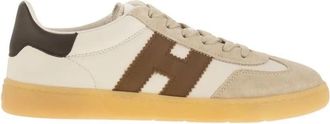 Hogan Low-Top Sneaker - Cool - Leather And Suede Trainers - Gr. 36 (EU) - in Beige - f&uuml;r Damen