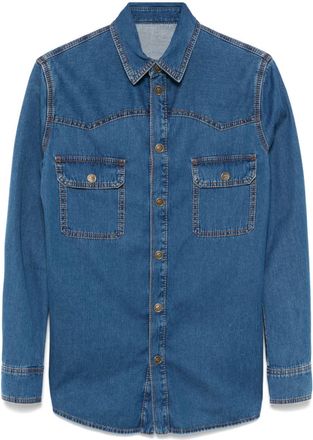 Etro Besticktes Hemd - Blau