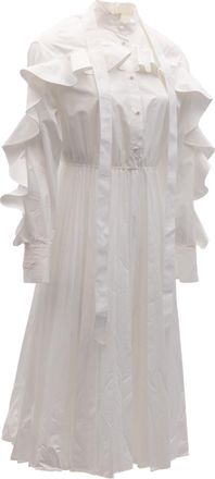 Valentino Garavani Womens White Evening Dress