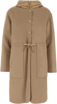 Moncler Bonrepos Mantel - - Coats - Damen - Braun - M