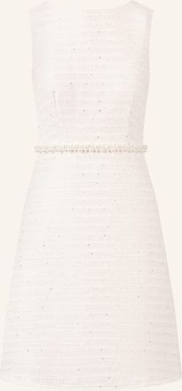 Apart Cocktailkleid Mit Schmuckperlen Und Glitzergarn weiss